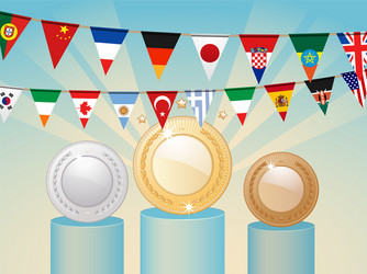 Flag Bunting International Vector Images (over 1,000)