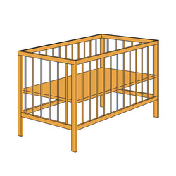 Accessories and clothes for newborns Royalty Free Vector