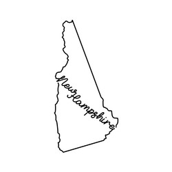 New Hampshire State Outline Vector Images (over 290)