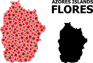 Flores Azores Map Vector Images (over 190)