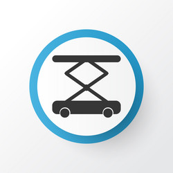 Construction hoist icon colored symbol premium Vector Image