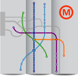 Metro scheme seamless background Royalty Free Vector Image