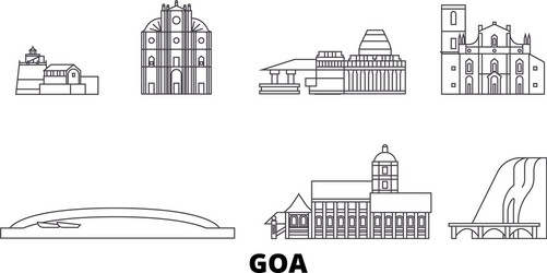 Goa Skyline Vector Images (55)