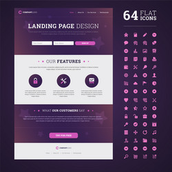 Landing Page Vector Images (over 210,000)