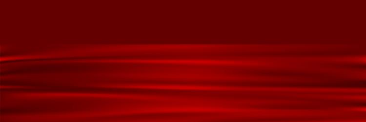 Red fabric texture satin cloth background wavy Vector Image