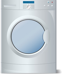 Washing machine clip art Royalty Free Vector Image