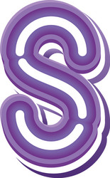 Light Effect Alphabet Letter S Vector Images (88)