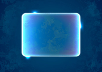 Abstract blue square placeholder Royalty Free Vector Image