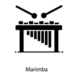 Marimba Royalty Free Vector Image - VectorStock