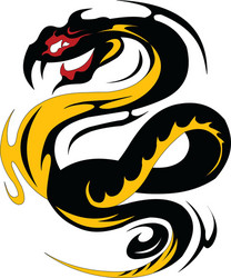 Snake tattoo Royalty Free Vector Image - VectorStock