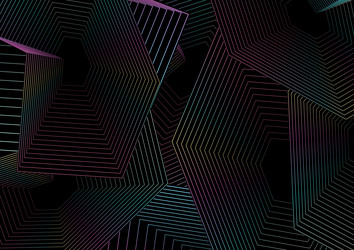 Holographic wavy dotted lines abstract futuristic Vector Image