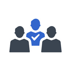 Employee choice icon Royalty Free Vector Image