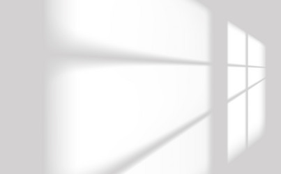 Realistic window light and shadow overlay Vector Image