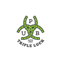 Good luck logo stamp quote farewell goodbye bye Vector Image