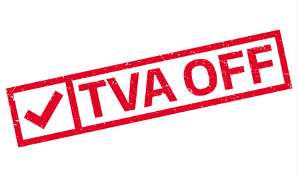 Tva off rubber stamp Royalty Free Vector Image