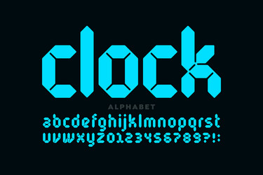 Font Digital Clock Vector Images (over 2,000)