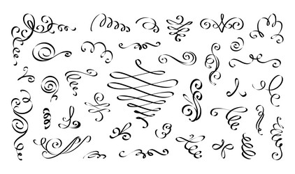 Filigree Underline Vector Images (over 340)