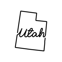Utah State Outline Vector Images (over 460)
