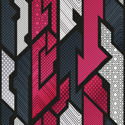 Cloth geometric seamless pattern Royalty Free Vector Image