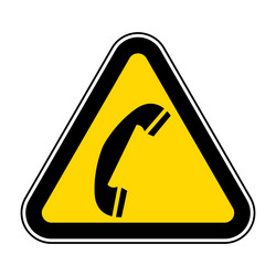 Symbol do not use the phone Royalty Free Vector Image
