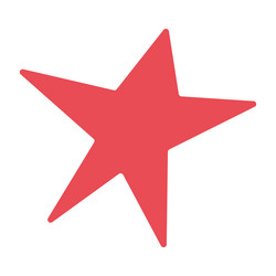 Cute happy star shape icon Royalty Free Vector Image