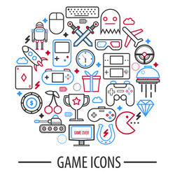 Little computer gamer Royalty Free Vector Image