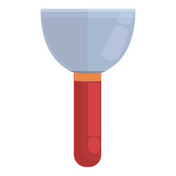 Mason trowel icon cartoon wall mortar Royalty Free Vector
