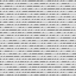 Binary computer code digital data view technology Vector Image