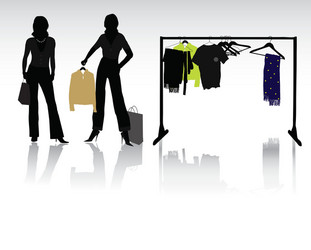Lady Shopping Vector Images (over 31,000)