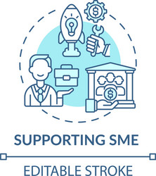 Big opportunity for smes concept icon Royalty Free Vector