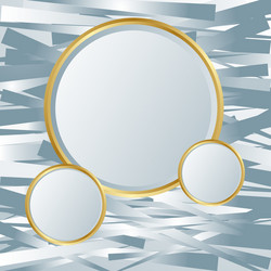 Textured background composed of silver strips Vector Image