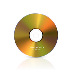 3d realistic blue cd dvd with case Royalty Free Vector Image