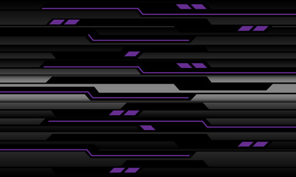 Abstract black grey purple line cyber futuristic Vector Image