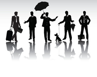 Business people Royalty Free Vector Image - VectorStock