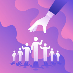 Faces of people different types Royalty Free Vector Image