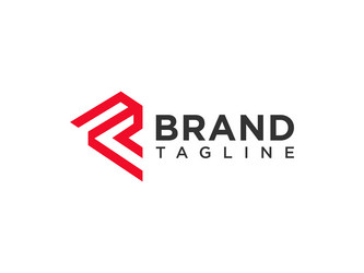 Abstract initial letter l logo blue letter Vector Image