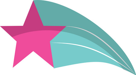 Fantasy star isolated icon Royalty Free Vector Image