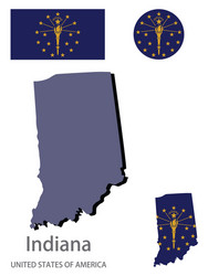 Indiana State Shape Outline Vector Images (over 200)