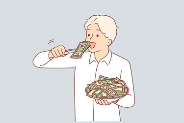 Money Person Greedy Vector Images (over 210)
