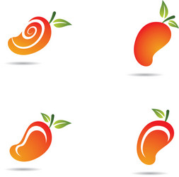 Mango symbol Royalty Free Vector Image - VectorStock