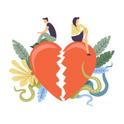 Couple Break Up Vector Images (over 760)
