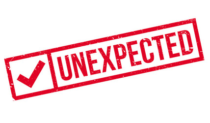 Unexpected rubber stamp Royalty Free Vector Image