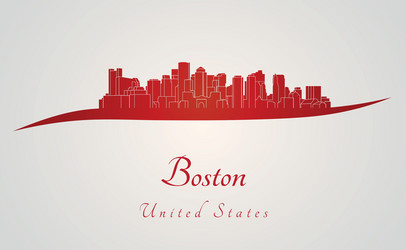Boston City Skyline Vector Images (over 270)