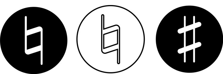 Music note turn icon Royalty Free Vector Image