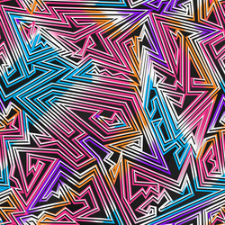 Neon bolt pattern Royalty Free Vector Image - VectorStock