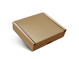 Cardboard take away box for sandwich food Vector Image