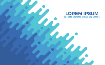 Abstract blue geometric rounded shape background Vector Image