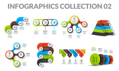 Business infographic 5 steps timeline workflow Vector Image