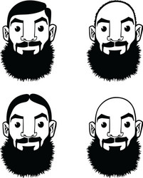 Free Beards Vector Images (over 2,000)