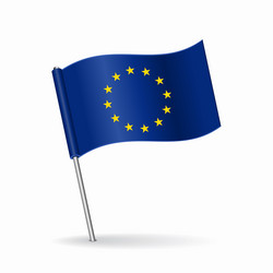 European union flag icons set symbols eu Vector Image